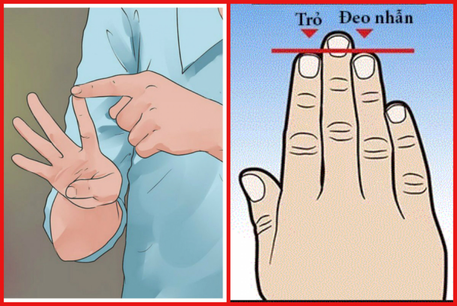 Nhìn vào ngón tay cái, đây là điểm rõ nhất của người được Thần Tài 'độ ...