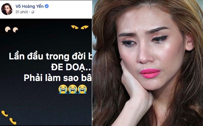 Bị giang hồ đe dọa, Võ Hoàng Yến hốt hoảng cầu cứu