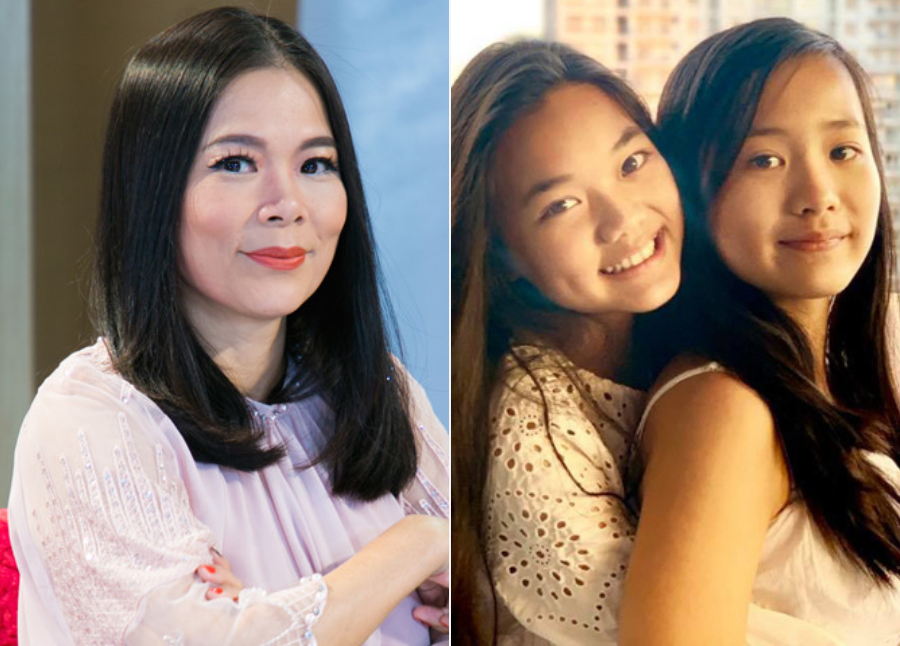 Mỹ Lệ khiến ai nấy ngưỡng mộ khi có 2 con gái vừa xinh đẹp lại thông ...