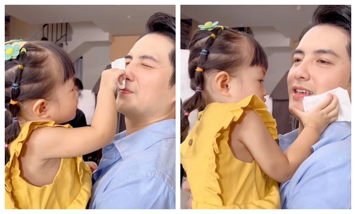 Mới 2 tuổi, Winnie nhà Ông Cao Thắng đã có hành động chăm sóc phụ huynh ...