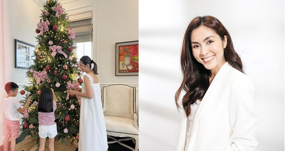 Hà Tăng hiếm hoi khoe ảnh hai con, ái nữ gây sốt vì với đôi chân dài ...