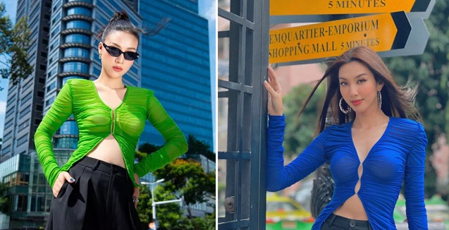 Hoàng Oanh đụng Hàng Với Thùy Tiên Chiếc áo Mỏng Tang Gợi Cảm Mẹ Một Con Vẫn Dư Sức Chặt Chém