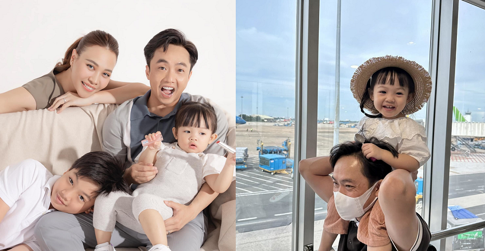 Cường Đô La xả vai Chủ tịch để con gái đè đầu cưỡi cổ một cách đầy ...