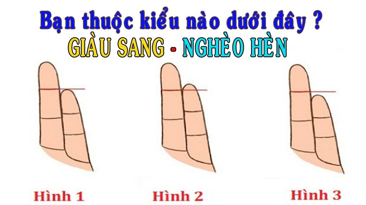 Thầy tướng số chỉ rõ, nhìn độ dài ngón tay út biết ngay ai phúc lộc ...