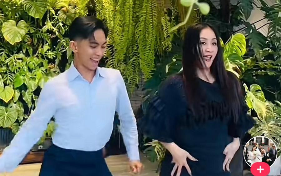 Khánh Thi nhảy cực uyển chuyển cùng ông xã Phan Hiển dù đang mang thai gần 5 tháng