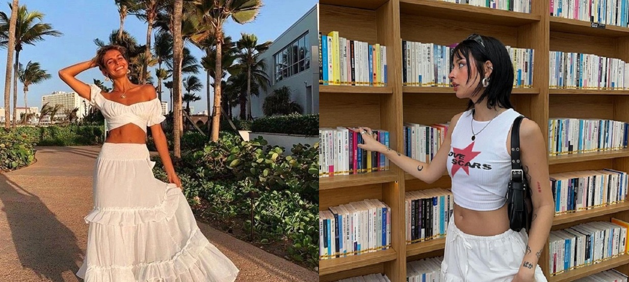 Học lỏm công thức mix với chân váy xếp tầng để hack tuổi trẻ trung như Gen Z