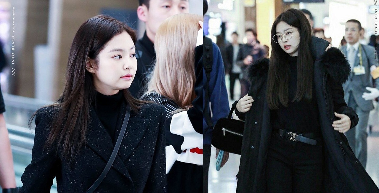 Sở hữu gương mặt dễ thương nhưng Jennie cứ diện màu đen lại ngầu bá cháy