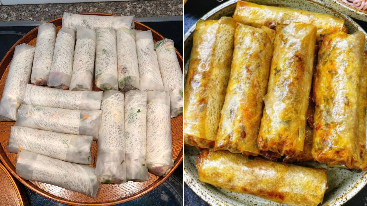 Gói nem nên dùng loại vỏ nào để nem rán giòn lâu? Mẹo cấp đông nem ngày ...