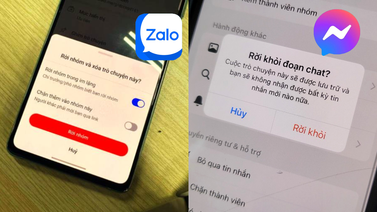 Cách Rời Nhóm Chat Zalo Messenger Mà Không Ai Biết