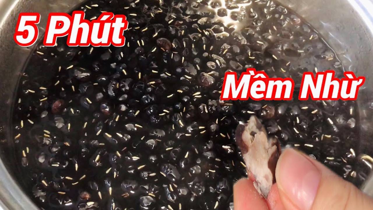 Mẹo nấu chè đậu đen nhanh nhừ trong 5 phút, đậu bở tơi, bùi thơm hết nấc