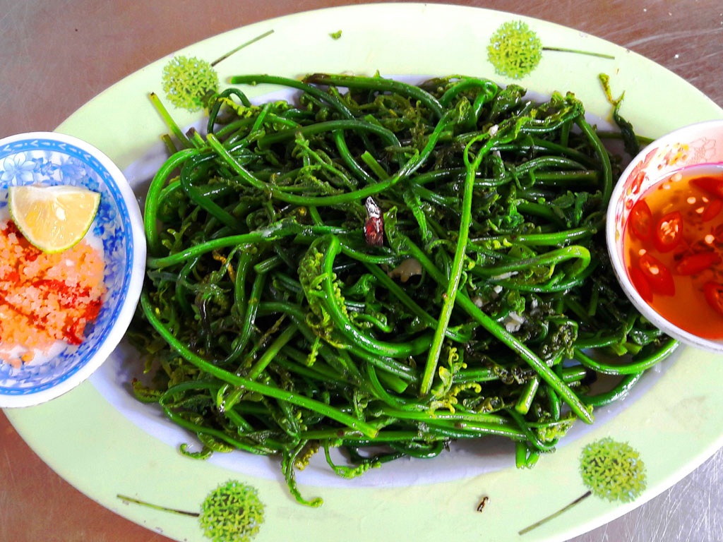 Loại rau dại mọc trong rừng giờ thành đặc sản, bán 100 nghìn/kg cũng ...