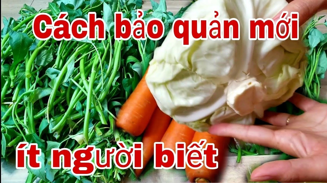 Mua rau về cứ làm thêm bước này, rau để cả tháng vẫn tươi xanh như mới