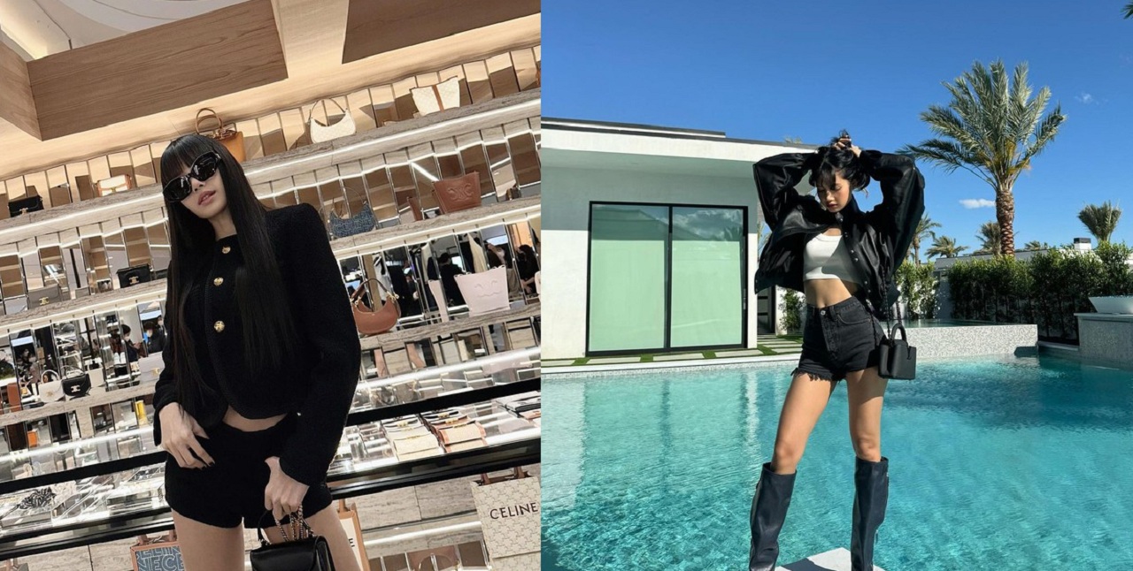 Lisa có vô vàn cách mix đồ với quần short cực chất, vừa khoe chân dài ...